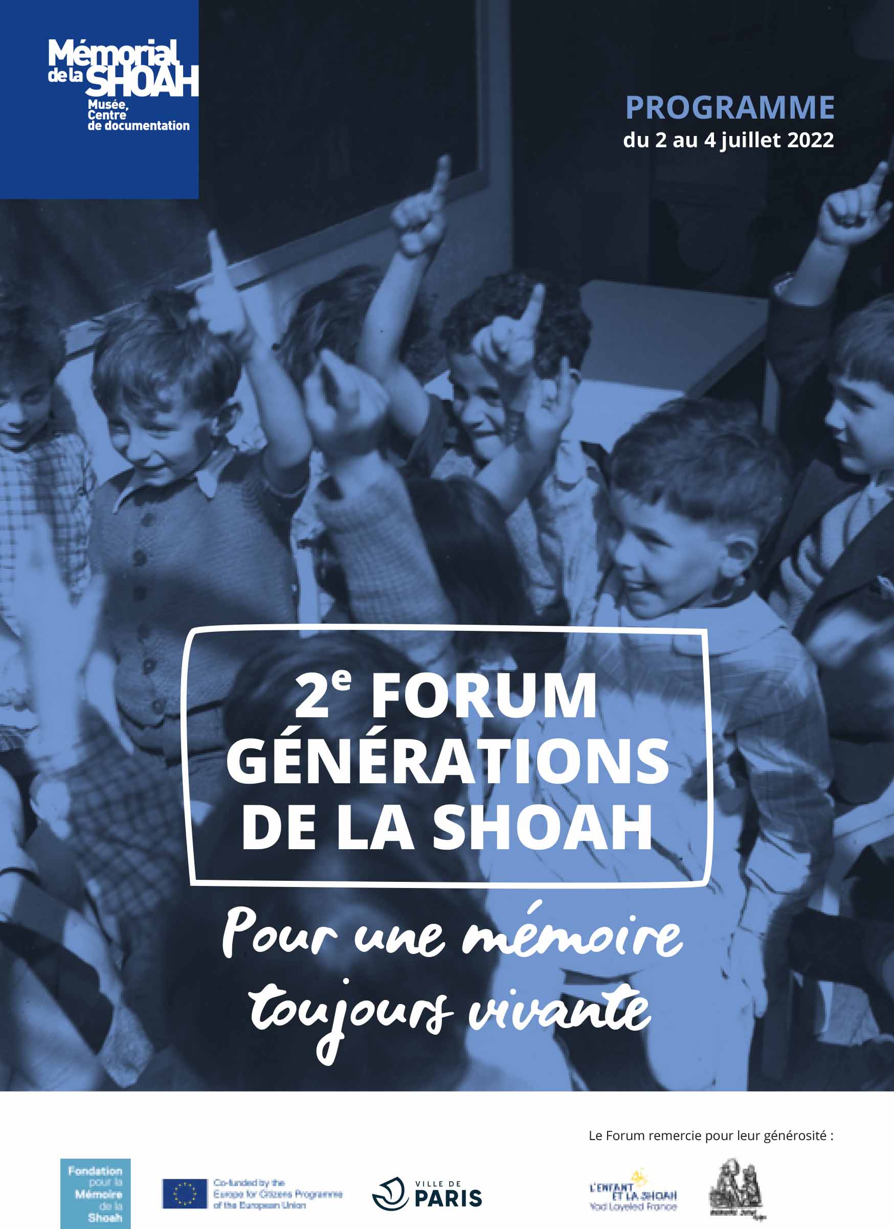 page couverture - Mémorial de la Shoah Mémorial de la Shoah